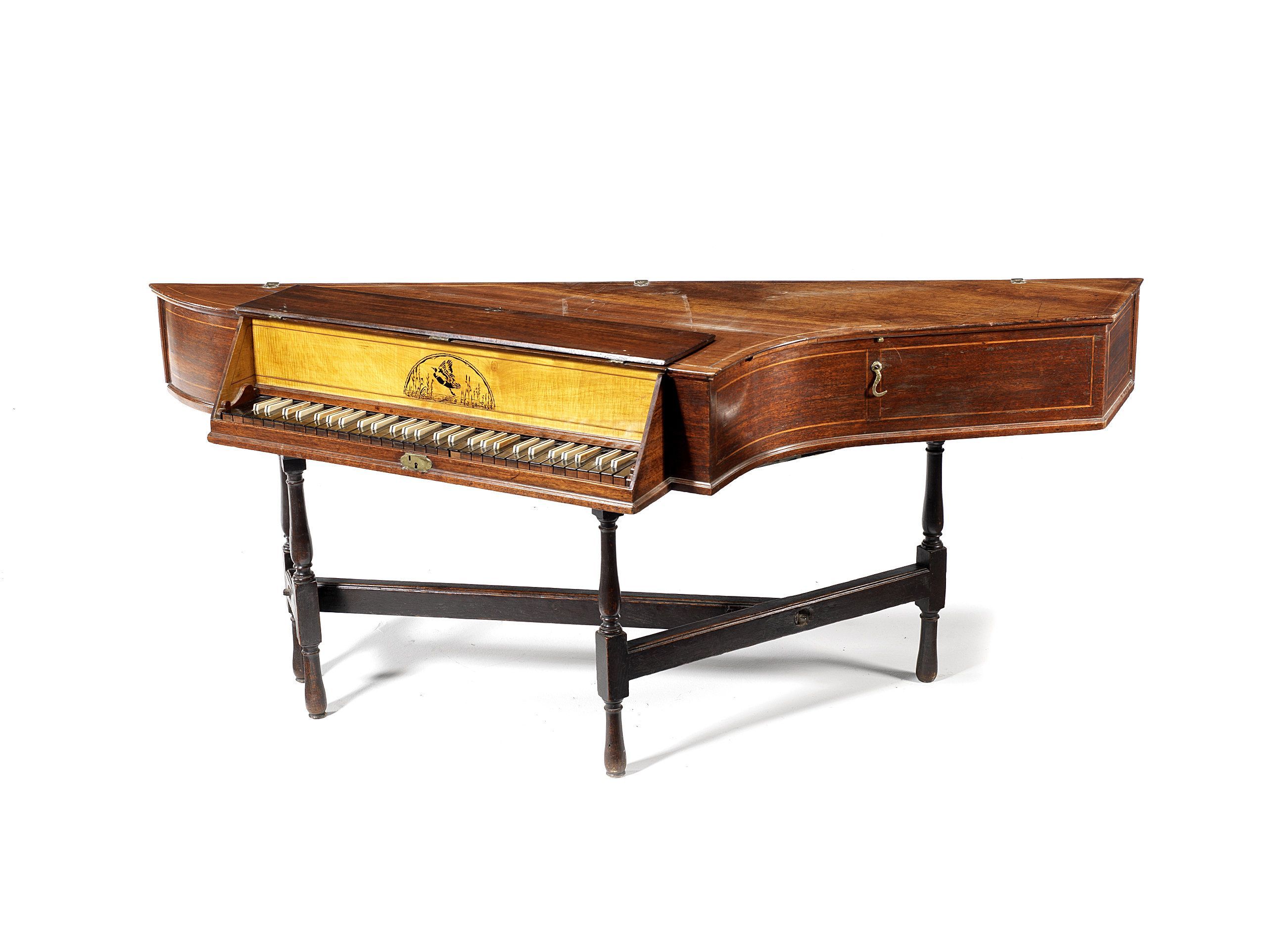 Bonhams : An English Spinette ascribed to Barton circa 1730