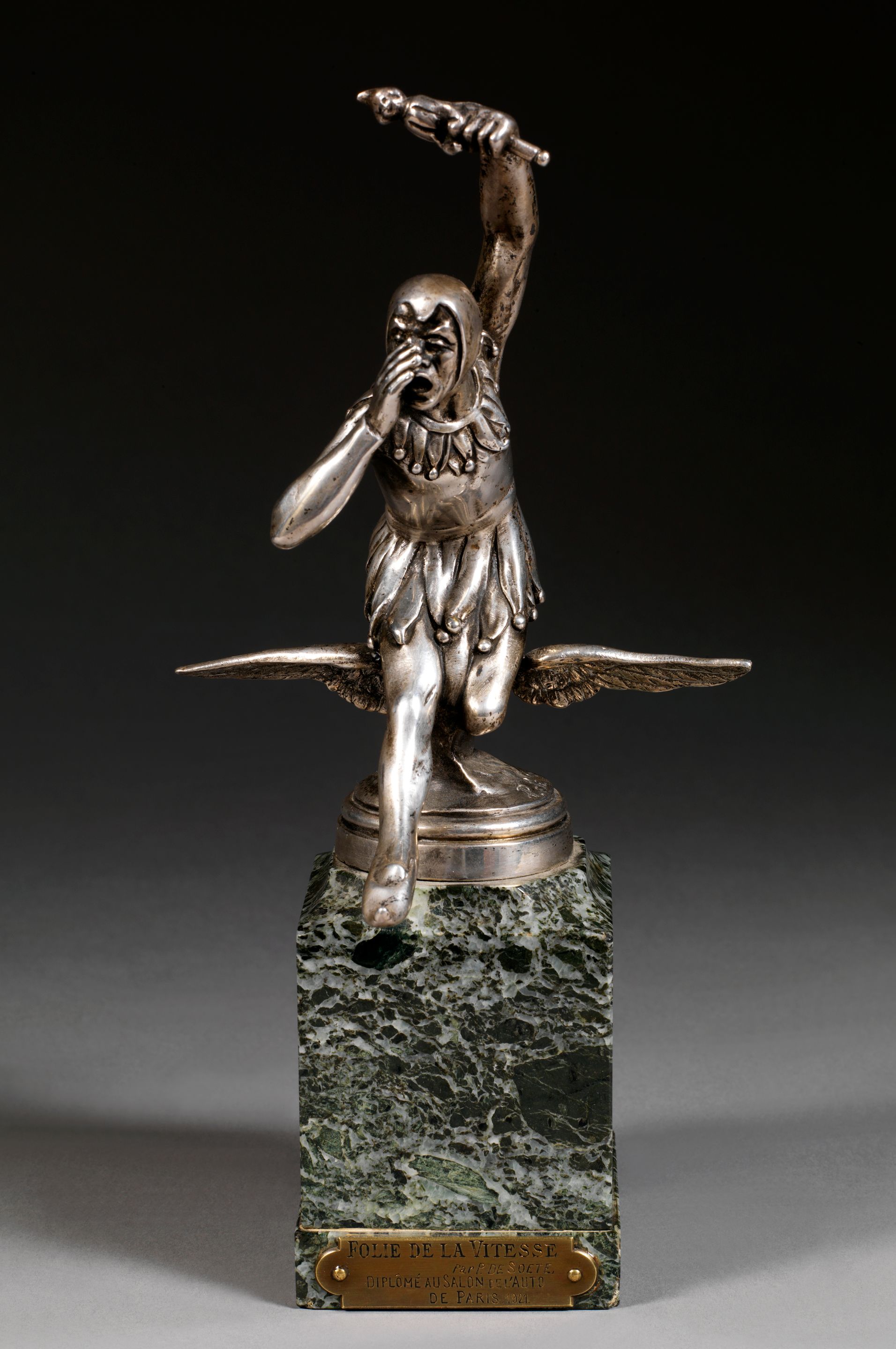 Bonhams Cars : Mascotte 'A la Folie de la Vitesse' signée Pierre de ...