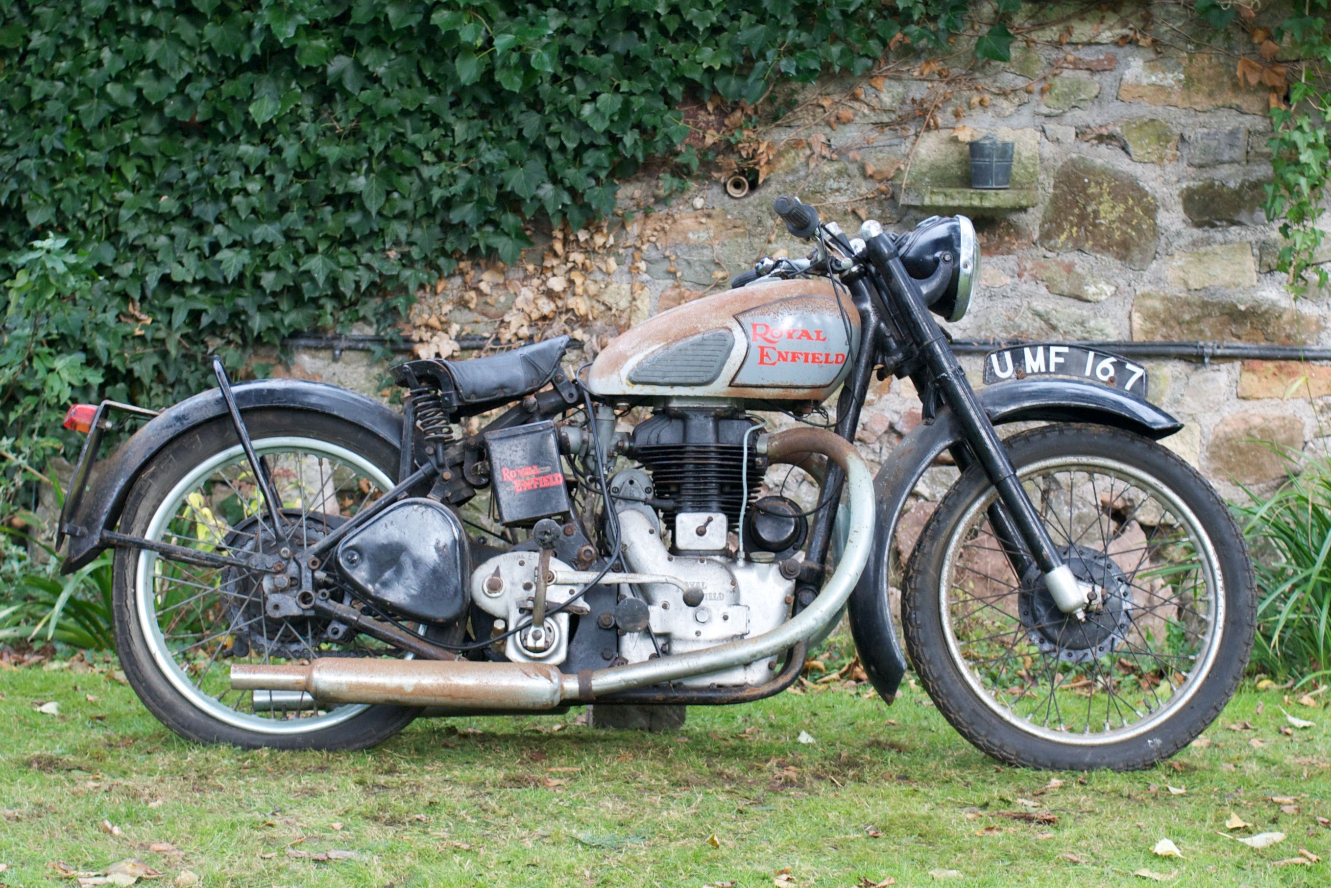 Bonhams Cars : 1949 Royal Enfield 499cc Model J2 Frame no. J7130 Engine ...