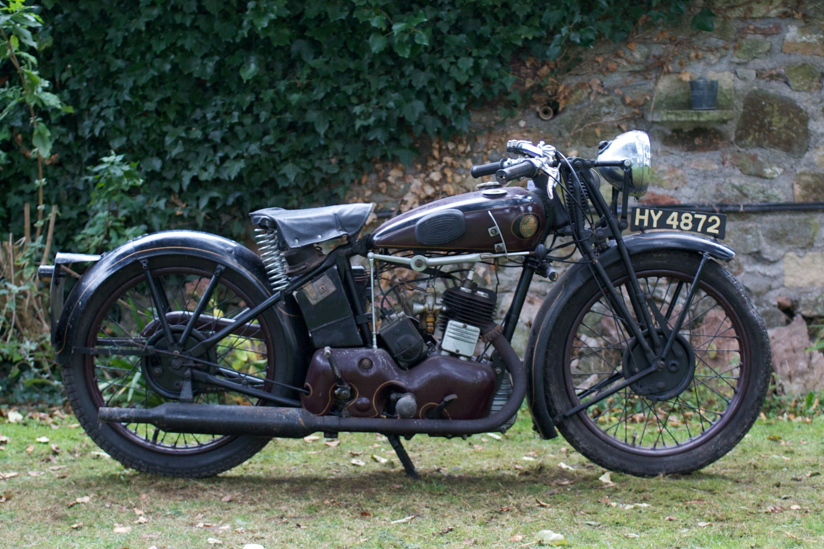 Bonhams Cars : 1932 Triumph 350cc Model WL Frame no. 3520 Engine no. C2265