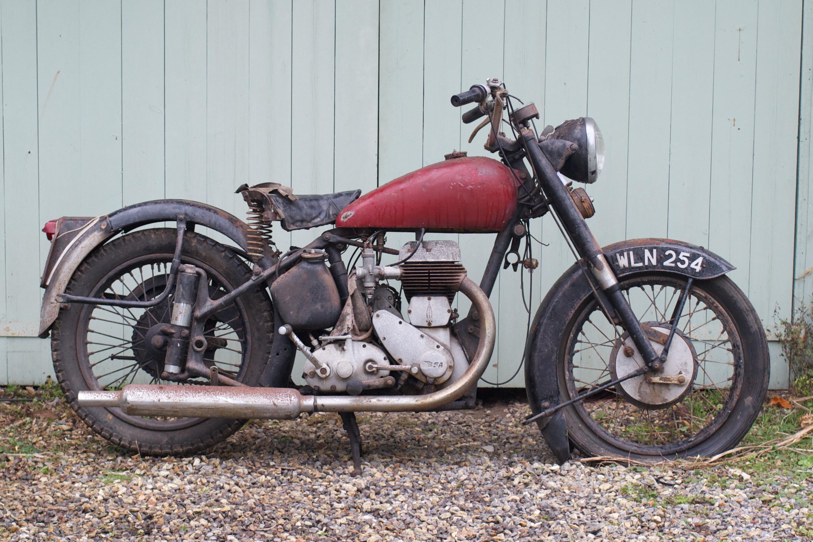 1959 Bsa 591cc M21 And Sidecar Chassis Registration No Wln 254 Frame No