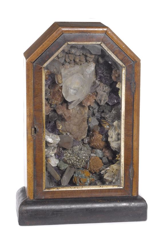 Bonhams : A Miner's Spar Box, North Pennines, late 19th century,