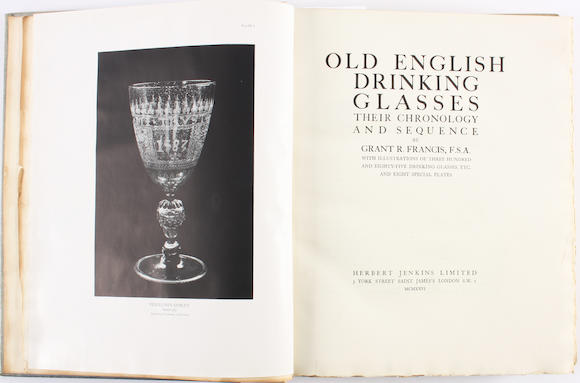 Bonhams Grant R Francis Old English Drinking Glasses
