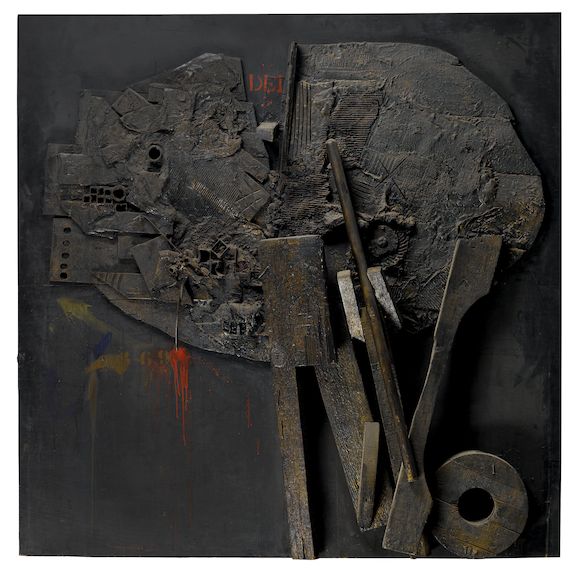 Bonhams : Igael Tumarkin (Israeli, born 1933) Untitled, 1965 180 x 180 ...