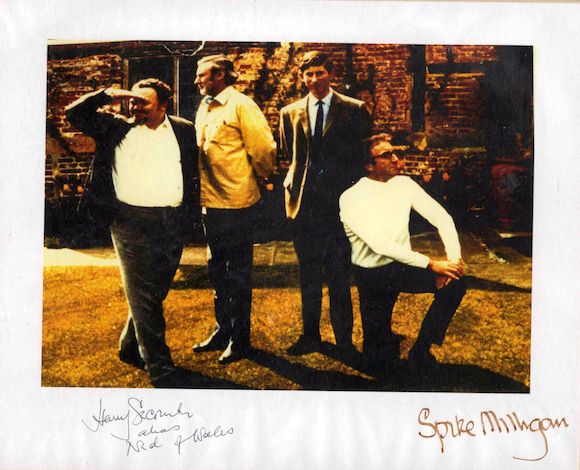 Bonhams : The Goons: Spike Milligan and Harry Secombe autographed ...