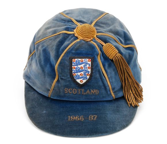 Bonhams : England U23 International cap awarded to Tommy Smith v Scotland