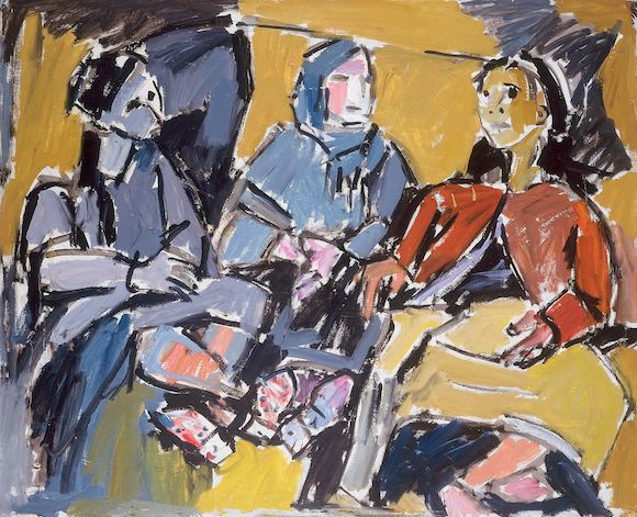 Bonhams : Pinchas Litvinovsky (Russian/Israeli, 1894-1985) Three women