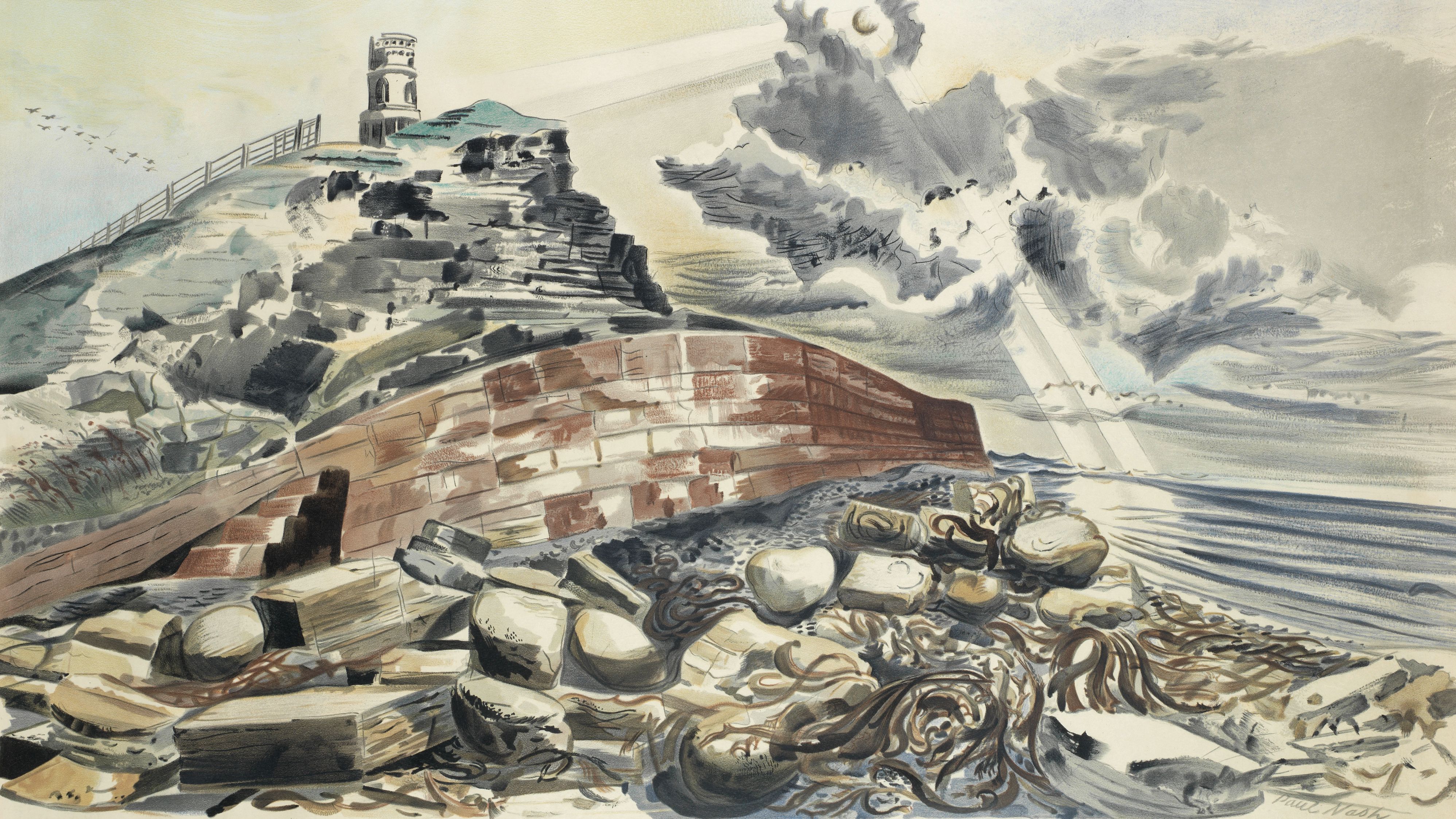 Bonhams : Paul Nash (British, 1889-1946) You can be sure of Shell ...