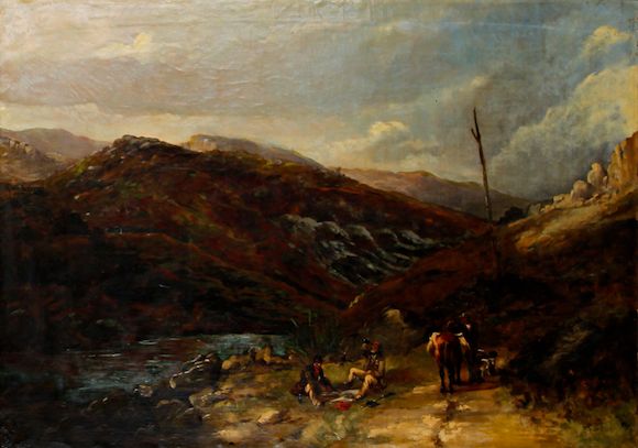 Bonhams : Attributed to James Poole (1804-1886) Lunch time