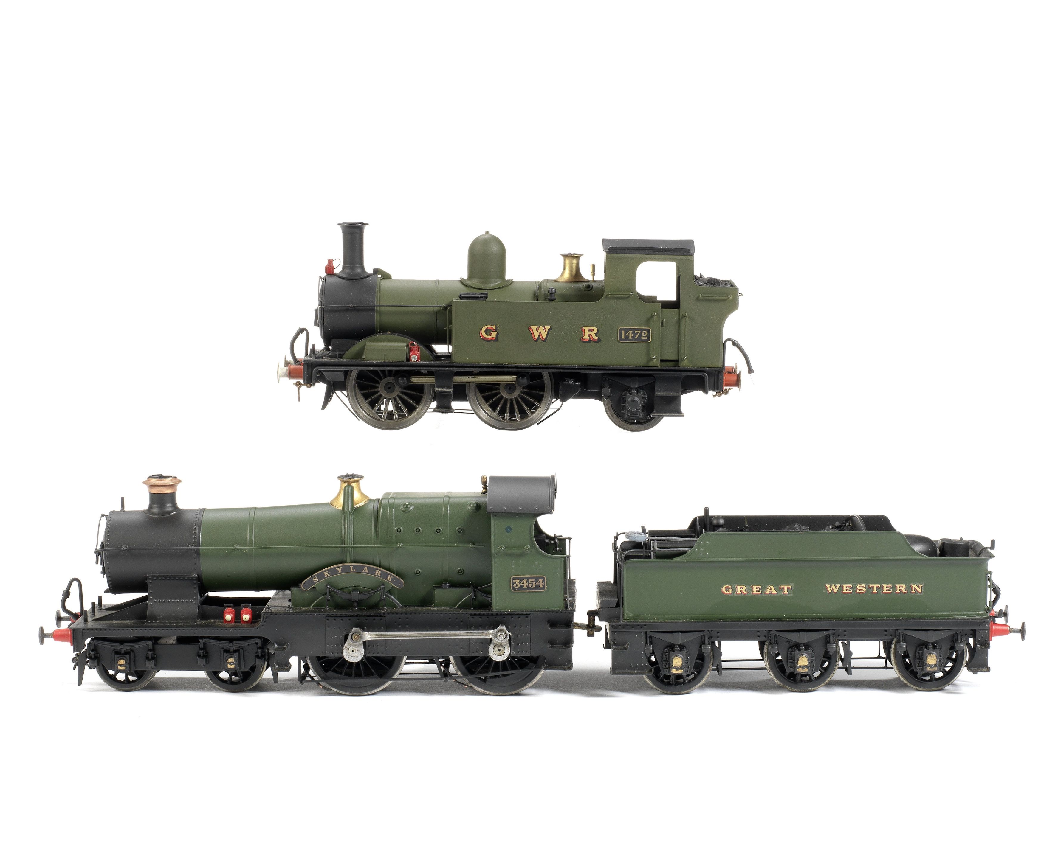 Bonhams : A fine 0 Gauge kit built Great Western Bulldog class 4-4-0 ...