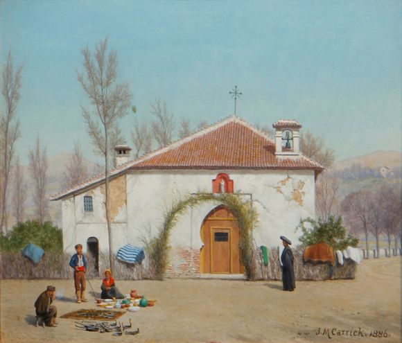 Bonhams : John Mulcaster Carrick (British, 1833-1896) Mosque near ...