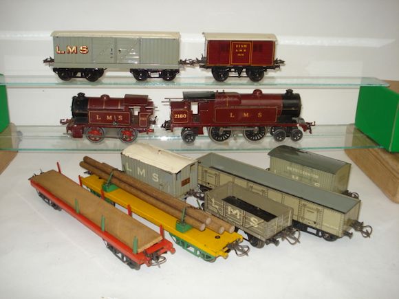 Bonhams : Hornby Series LMS locomotives and rolling stock lot