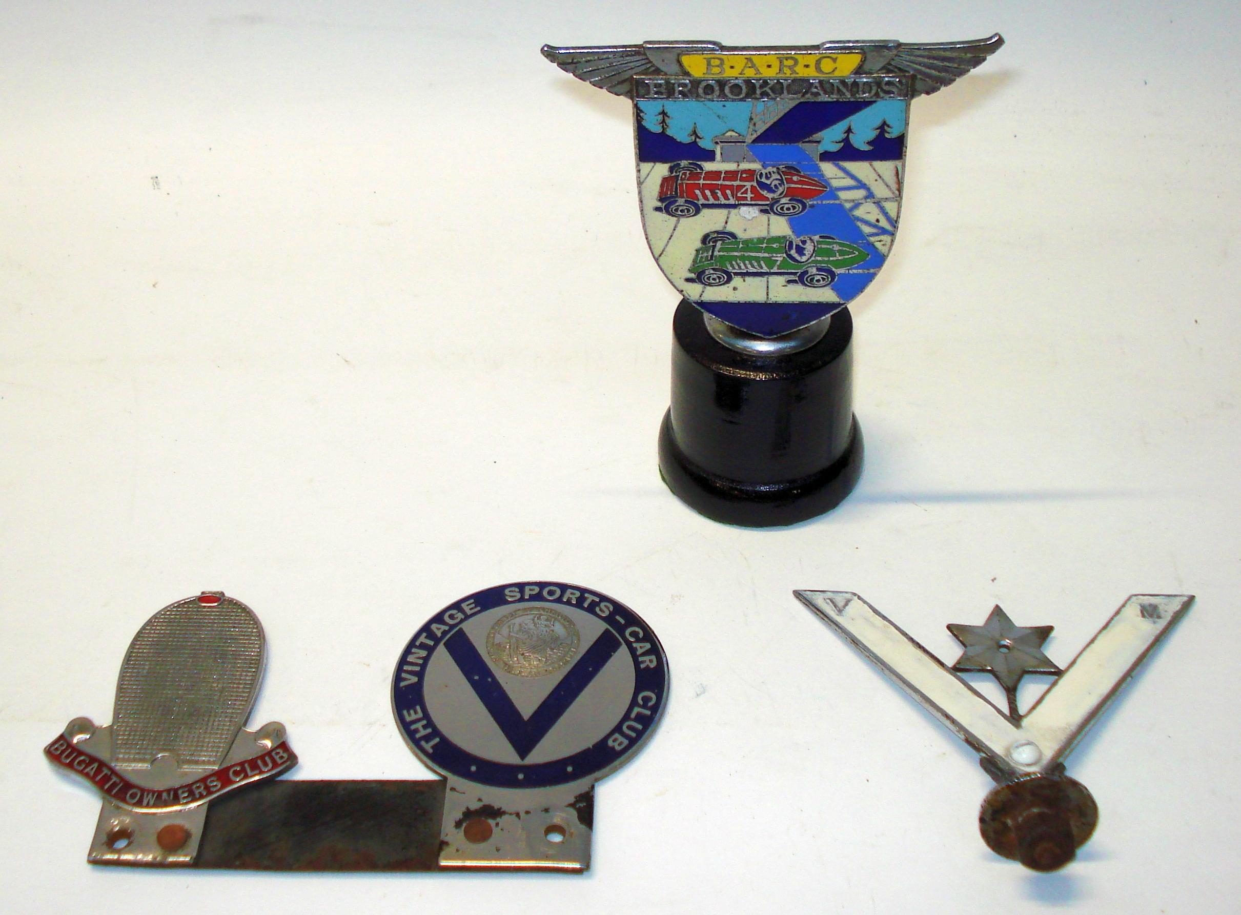 Bonhams Cars Four Motoring Badges