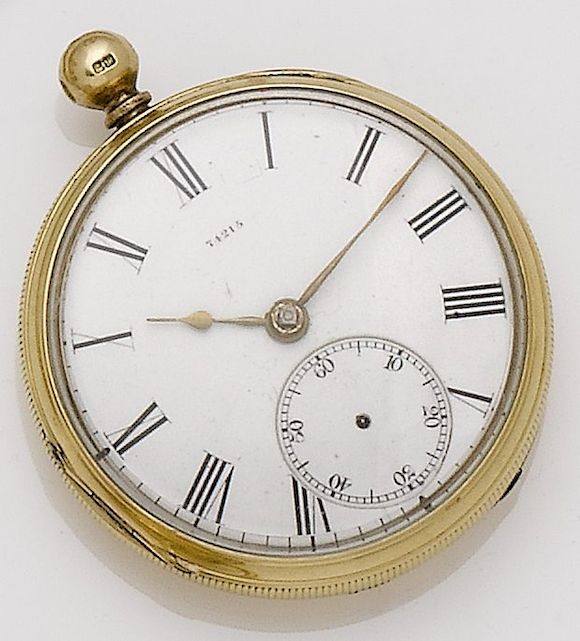 Bonhams : Collings & Wallis. A late 19th century 18ct gold open face ...