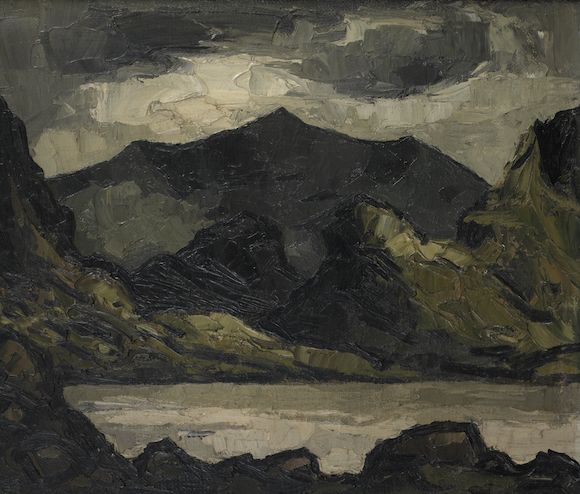 Bonhams : Sir Kyffin Williams R.A. (British, 1918-2006) Llyn-y-Cau ...