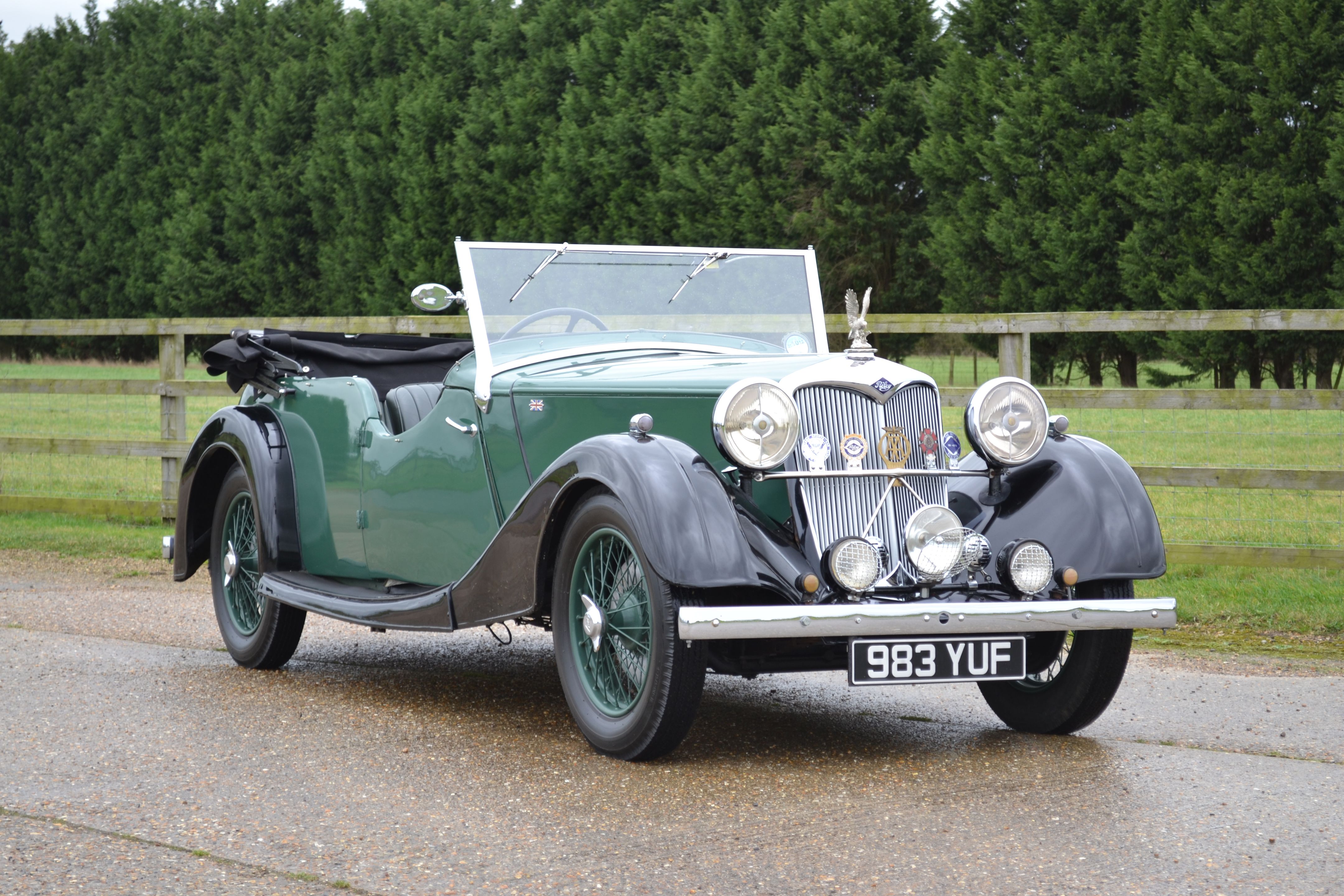 Bonhams Cars : 1938 Riley 12/4 Tourer Chassis no. 28A7479 Engine no. 38 ...