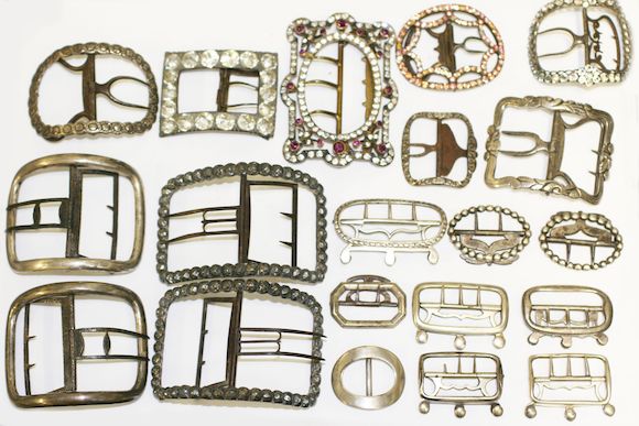 Bonhams : A collection of assorted 18th and 19th century buckles