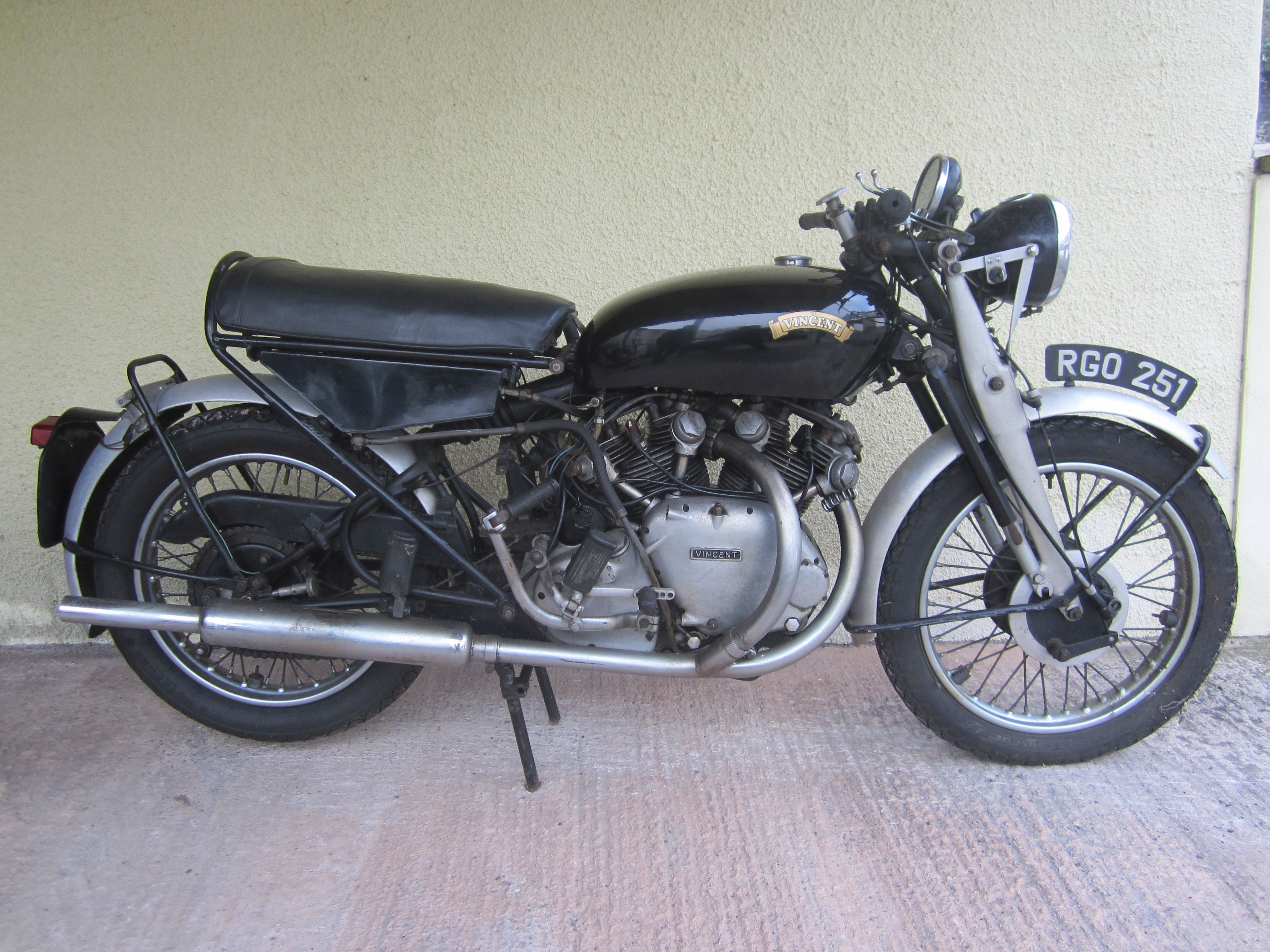 Bonhams Cars : One owner since 1966,1955 Vincent 998cc Series-D Rapide ...