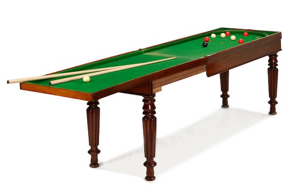 Bonhams : A Victorian mahogany and rosewood crossbanded bagatelle table ...