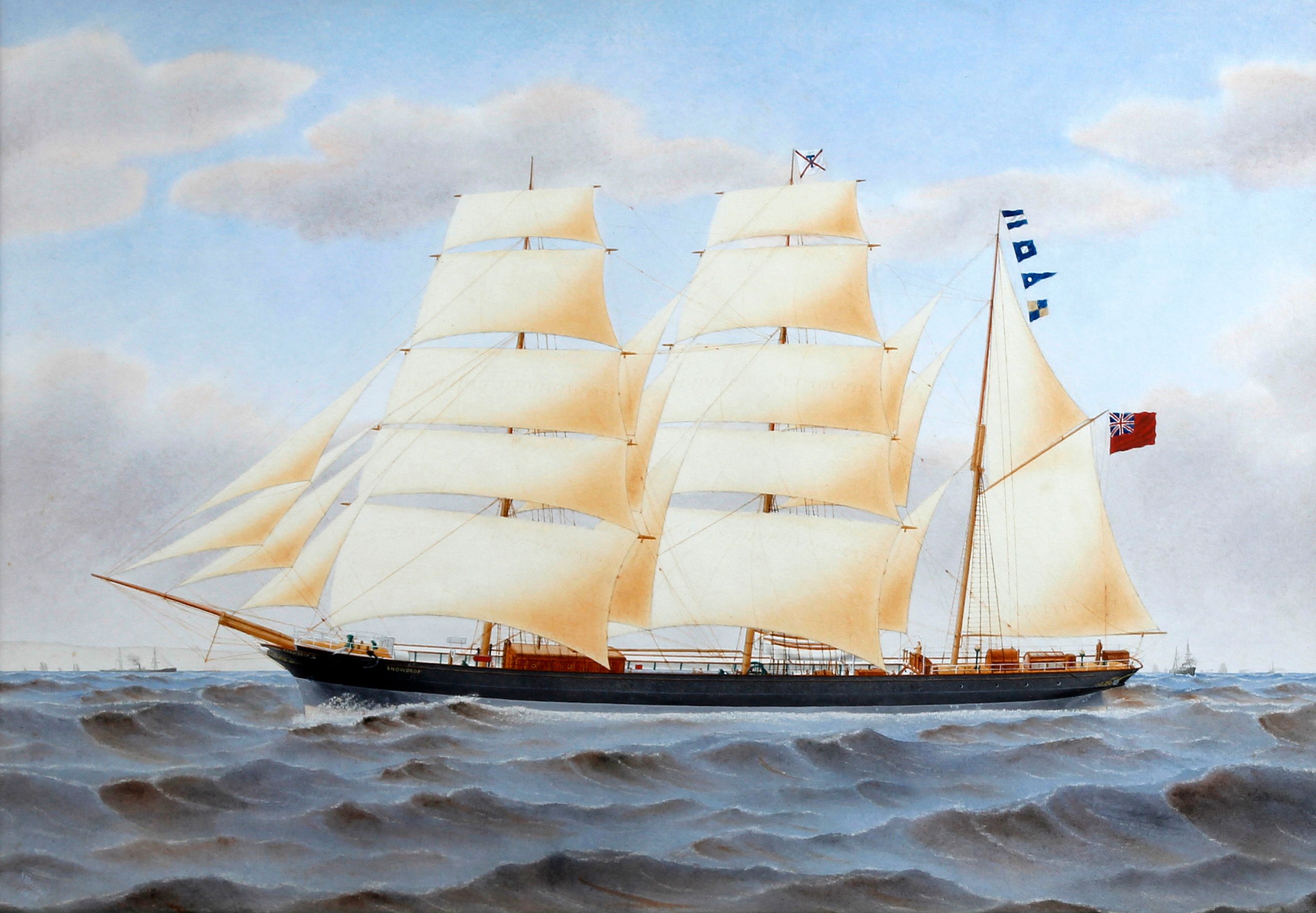 Bonhams : Harold Percival (British, 1868-1914) The sailing barque ...