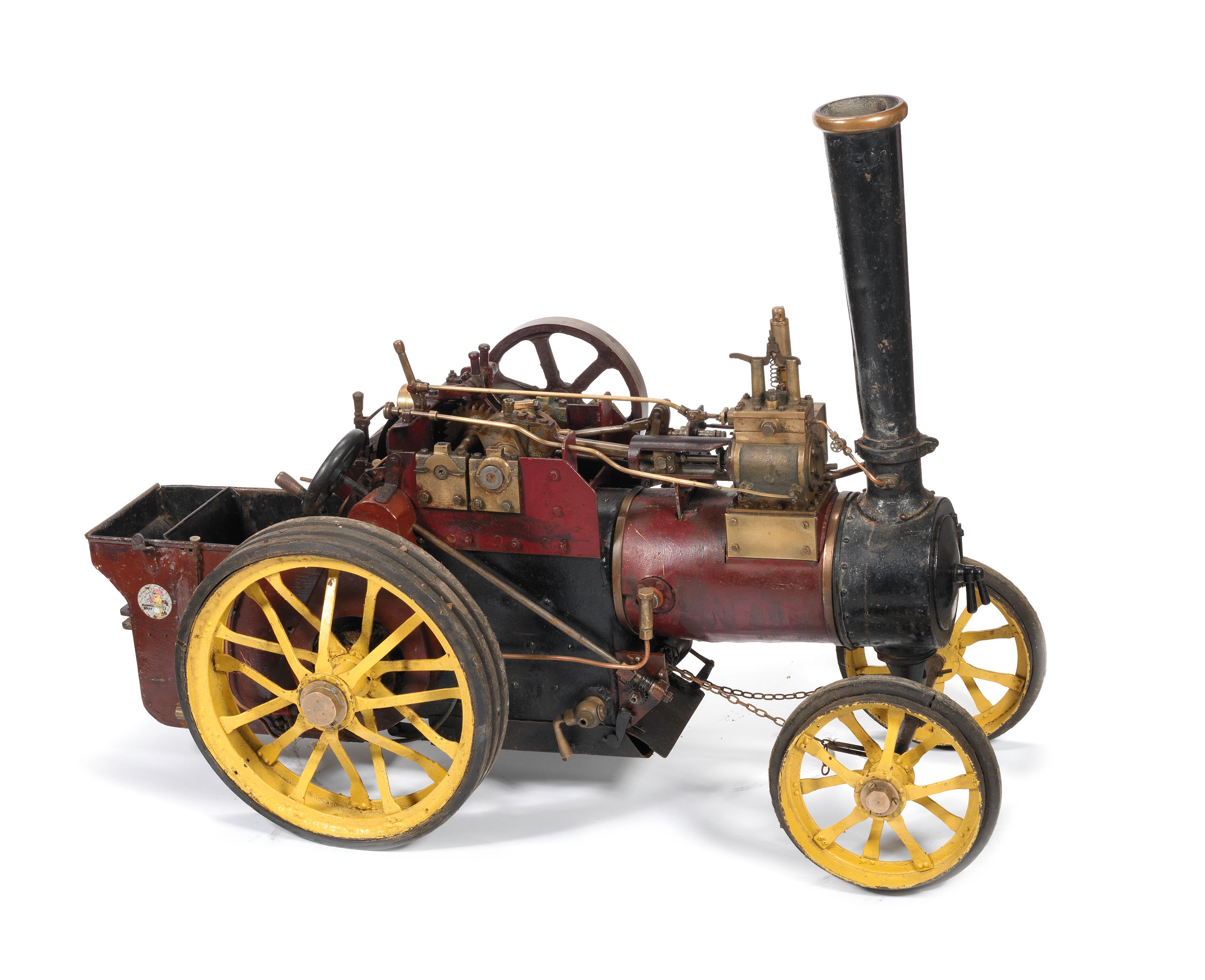 Bonhams Cars : A '2 inch' working scale model of a Burrell Steam ...
