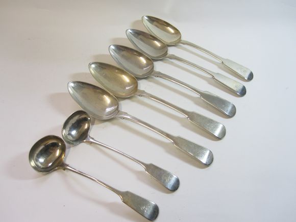 Bonhams : George Booth of Aberdeen, five tablespoons Four marks ; G.B ...