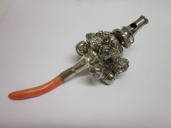 Bonhams : A Victorian rattle unmarked, circa 1875
