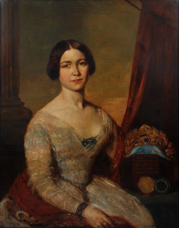 Bonhams : F. Simoneau (Dutch, 19th Century) Portrait of the famous 19th ...