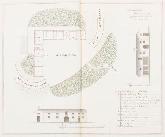 Bonhams : SOANE (JOHN) Sketches in Architecture, Containing Plans and ...