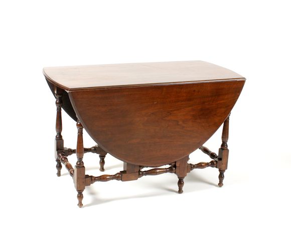 Bonhams : A mahogany gate-leg table, late 19th/early 20th century