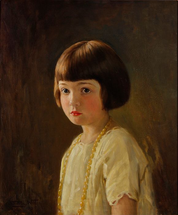 Bonhams : Frank Percy Wild (British, 1861-1950) Portrait of Anne Watson ...