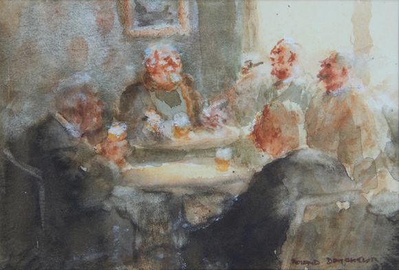 Bonhams : Roland Batchelor (British, 1889-1990) Saloon bar