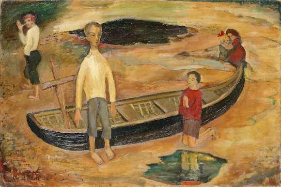 Bonhams : Gerard Dillon (Irish, 1916-1971) Little Boy Playing at God 51 ...