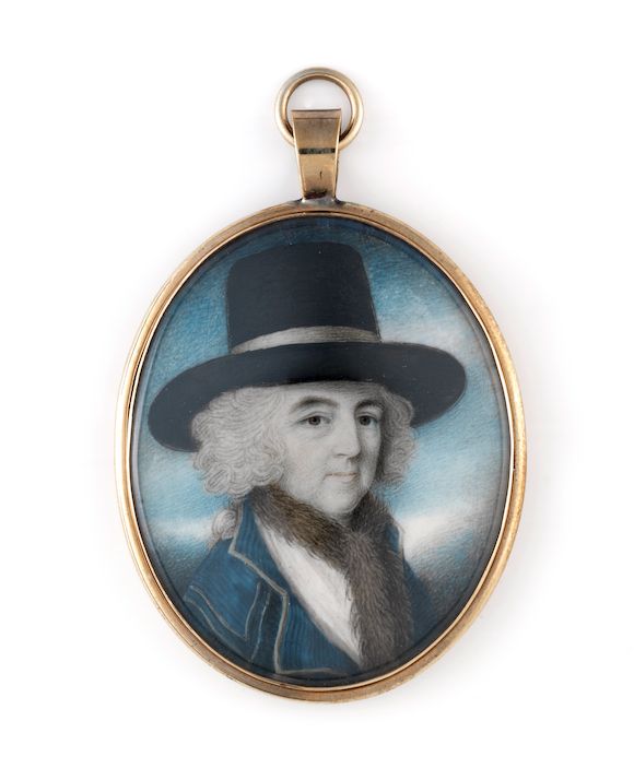 Bonhams : Thomas Hull (British, active 1775-1827) A pair of portrait ...