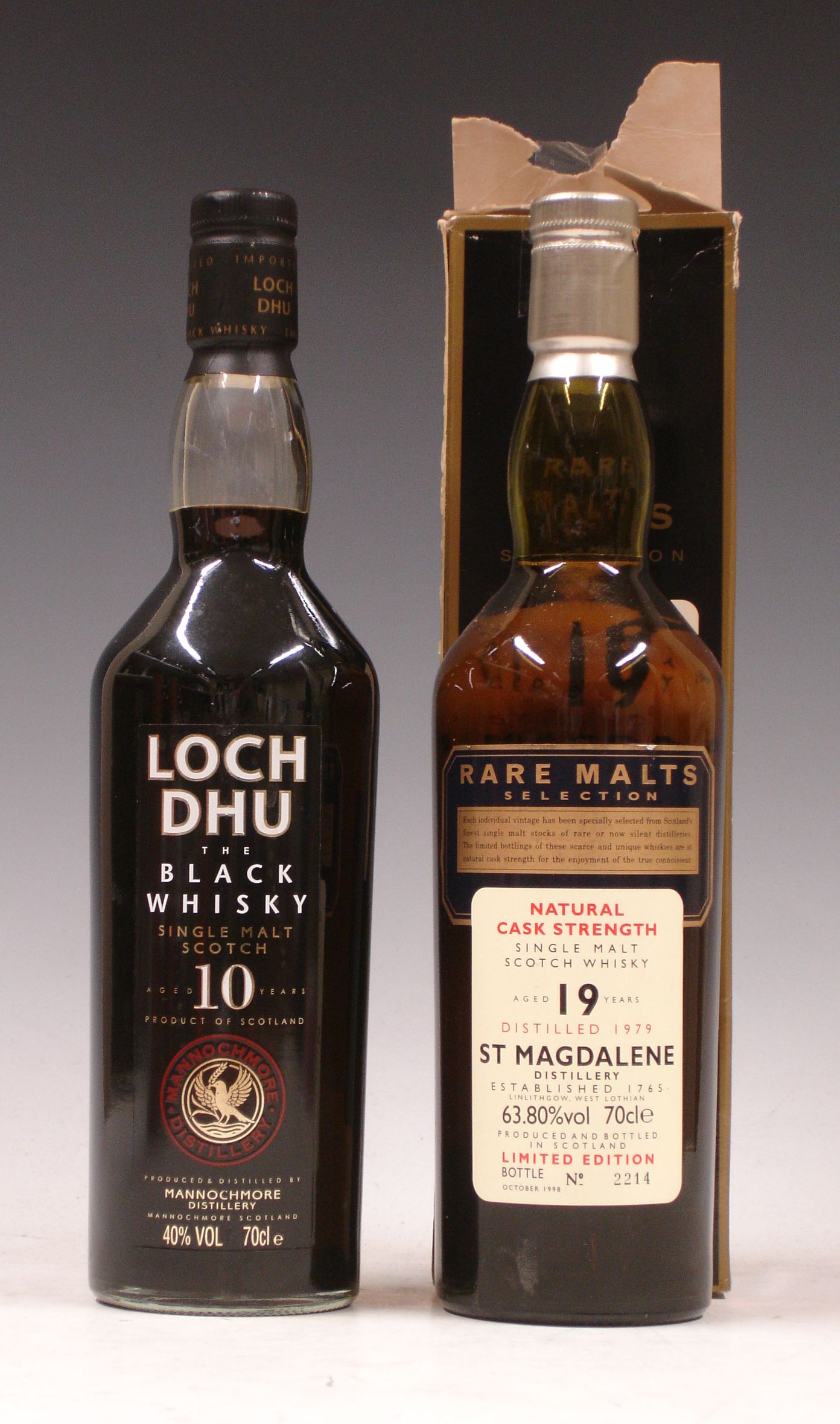 Bonhams : Loch Dhu-10 year old St. Magdalene-19 year old-1979