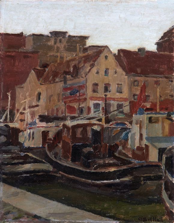 Bonhams : Clifford Hall (British, 1904-1973) 'Antwerp'