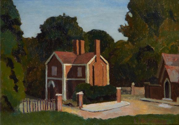 Bonhams : Elwin Hawthorne (British, 1905-1954) Entrance to Morden ...