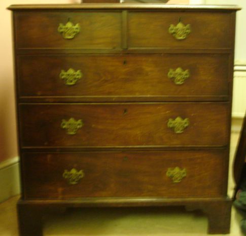 Bonhams : A late 18th Century mahogany chest, of two short and three ...