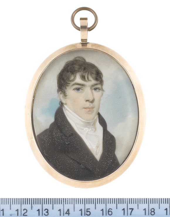 Bonhams : Henry Jacob Burch (British, born 1763) A Gentleman, wearing ...