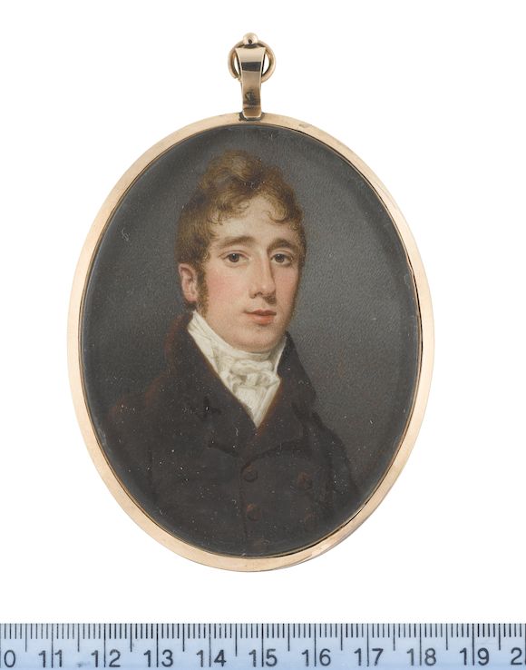 Bonhams : Samuel John Stump (British, 1778-1863) A Gentleman, wearing ...