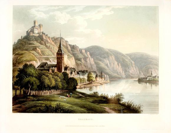 Bonhams : GERNING (JOHANN ISAAC) A Picturesque Tour along the Rhine ...