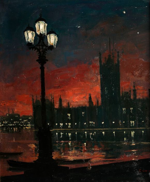 Bonhams : Sir Robin Darwin (British, 1910-1974) House of Parliament