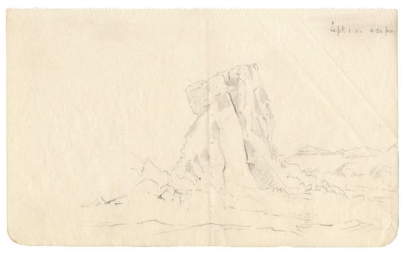 Bonhams : WILSON (EDWARD) Sketch of a fantastic pressure ridge, 1911 ...