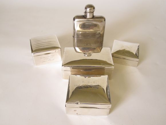 Bonhams : A collection of gentlemans silver