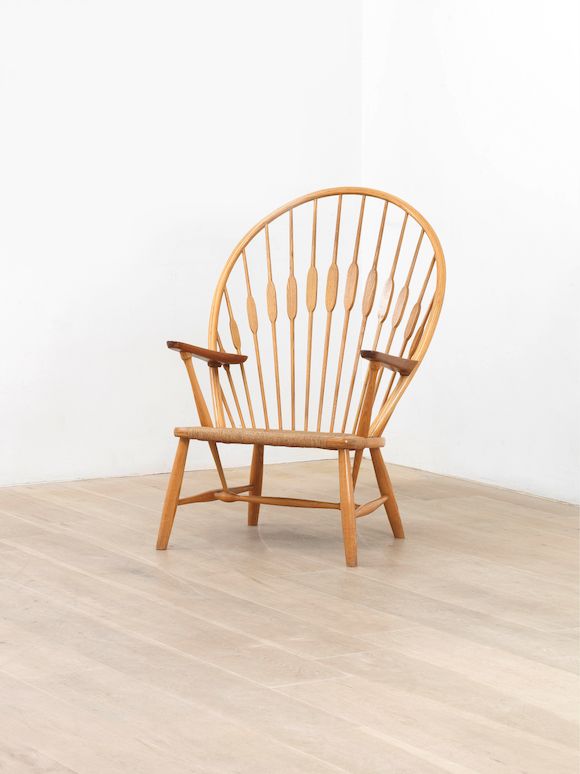 Bonhams : Hans Wegner for Johannes Hansen Peacock Chair designed 1947 ...
