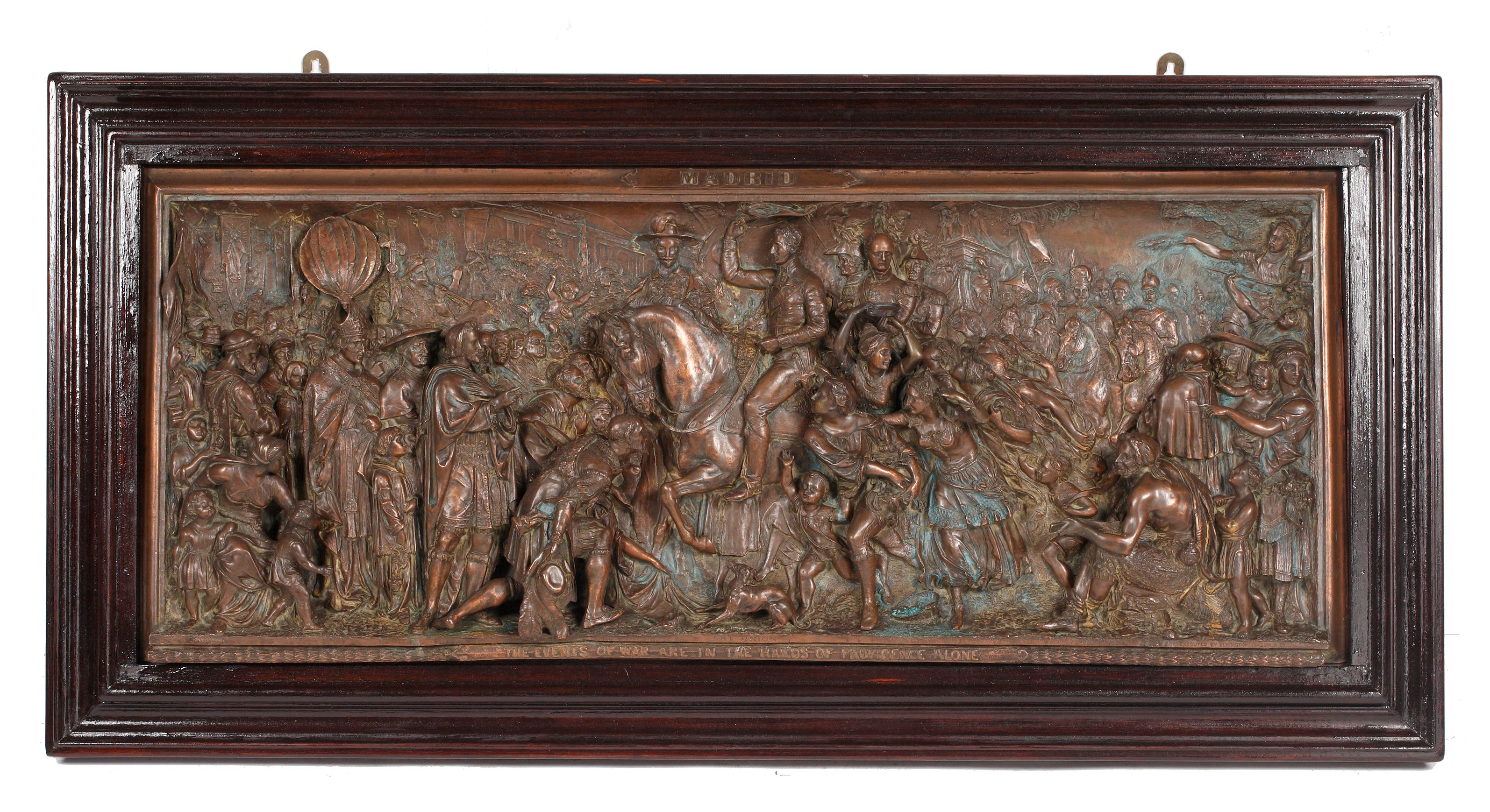 Bonhams : A Victorian copper relief panel by Elkington & Co, for the ...