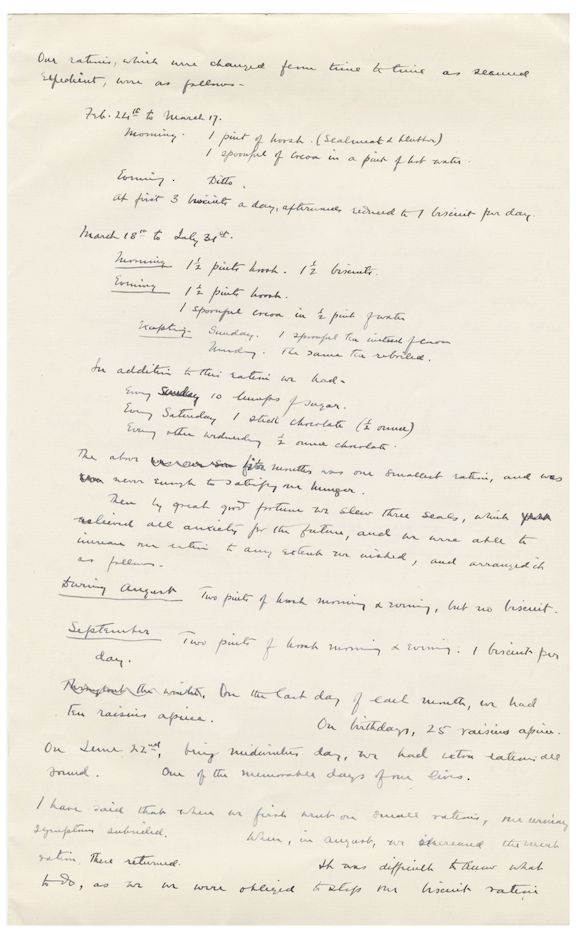 Bonhams : LEVICK (GEORGE MURRAY) Autograph manuscript describing the ...
