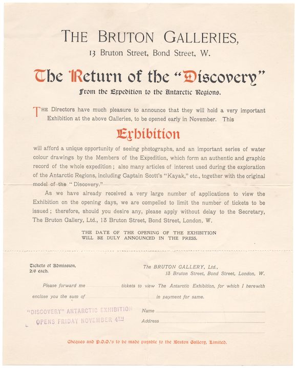 Bonhams : MULOCK (GEORGE FRANCIS ARTHUR) Sledge Journeys from Winter ...