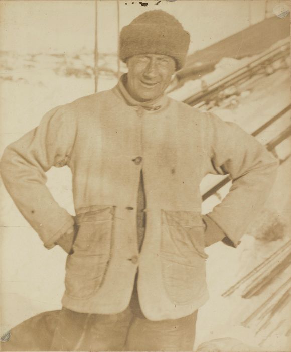 Bonhams : WILSON (EDWARD A.) Portrait of Edward A. Wilson, standing ...