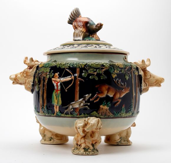 Bonhams : A German Wick-Werke gaming tureen Circa 1921-1937